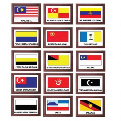 Papan Bendera Negeri-negeri Versi 2 (15'S)