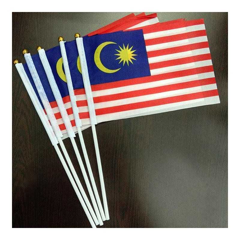 Handhold Flag With Stick Malaysia (M)