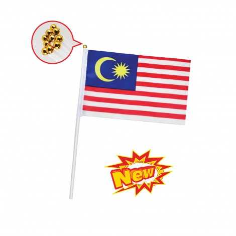 Handhold Flag With Stick Malaysia (M)