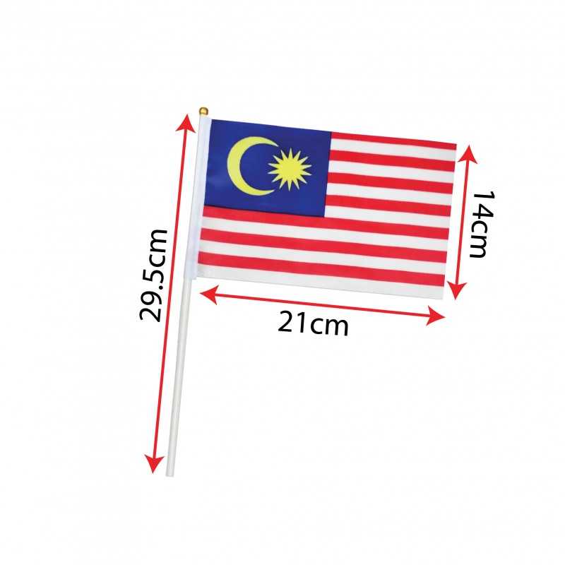 Handhold Flag With Stick Malaysia (M)