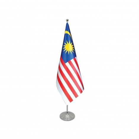 Flag 100cm x 150cm Malaysia - Cone Shape - Satin - CALL FOR PRICE