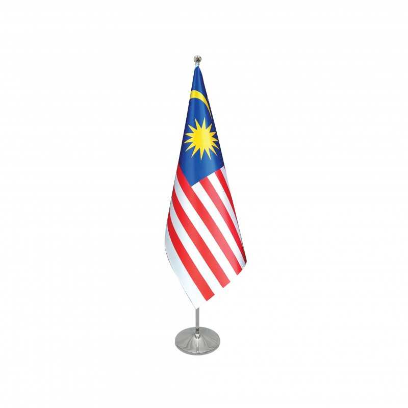 Flag 100cm x 150cm Malaysia - Cone Shape - Satin - CALL FOR PRICE