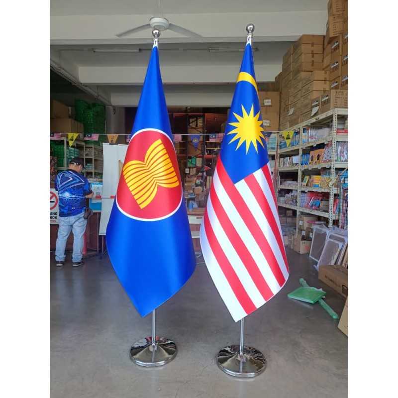 Flag 100cm x 150cm Malaysia - Cone Shape - Satin - CALL FOR PRICE