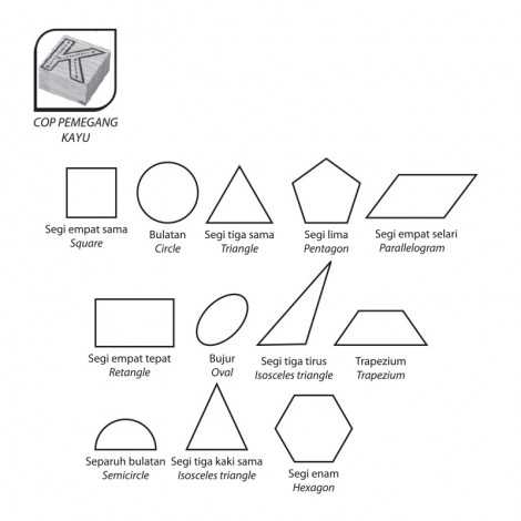 Cop Berjenis-Jenis Bentuk